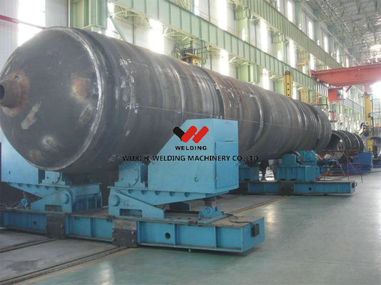 20T Vessel / Tank Rotators , Bolt Adjustable Welding Rotator , 2 × 1.1kw