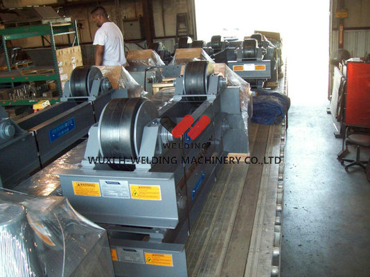 20T Vessel / Tank Rotators , Bolt Adjustable Welding Rotator , 2 × 1.1kw