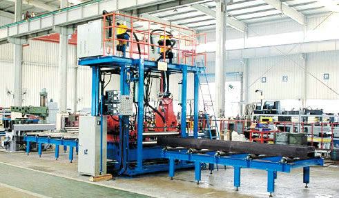 T , I , Column-Beam Tandem-Twin Machine , Box Beam Welding