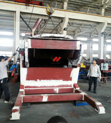 1.1rpm Pipe Vessel Welding Positioner High Frequency With Working Table / Pedestal