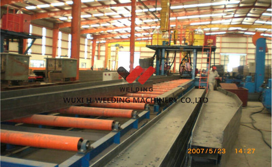 Front Welding Machine For H Beam Welding Line , Horizontal type, High Efficiency