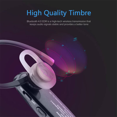 PISEN DSP Noise Cancelling Mini Wireless Stereo Bluetooth Earphone With Mic for Bluetooth Devices