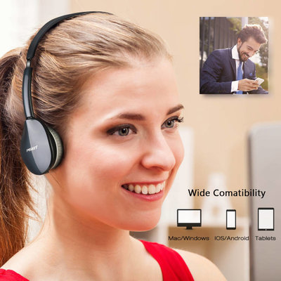 PISEN Stretchable Handfree EDR Foldable High Quality Wireless Stereo Communication Bluetooth Gaming Headphone With Mic