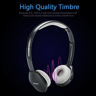 PISEN Stretchable Handfree EDR Foldable High Quality Wireless Stereo Communication Bluetooth Gaming Headphone With Mic