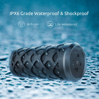 PISEN Hot Selling Multicilor Portable IPX6 Waterproof NFC Connection TF Card U Disk Wireless Bluetooth Speaker With Mic