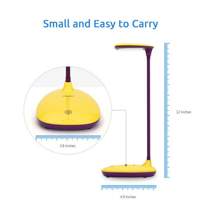 PISEN Portable Touch Rechargeable Power LED Work Reading Table Lamp