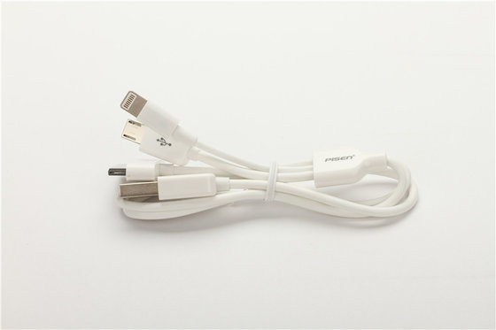 PISEN 0.6m 3 in 1 Cable for iPhone iPad Android
