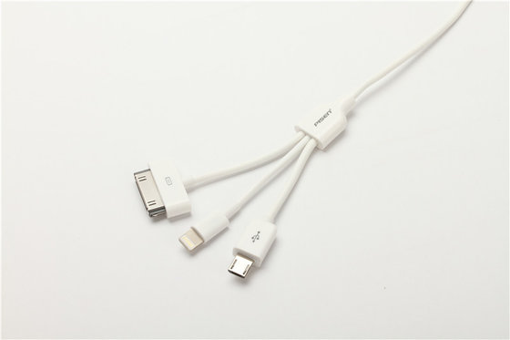 PISEN 0.6m 3 in 1 Cable for iPhone iPad Android