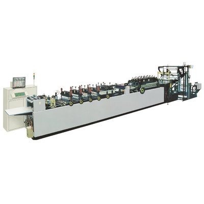 PLC control Full automatic three side sealing bag making machine