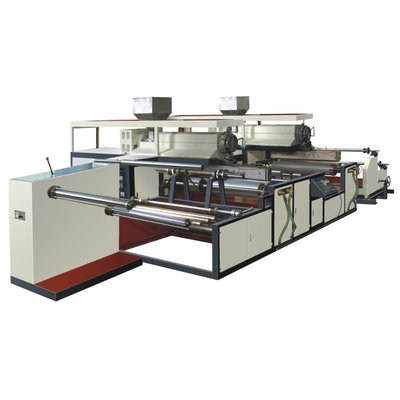 Double Screw PE Plastic Film Extrusion Machine Two Extruders High Efficiency