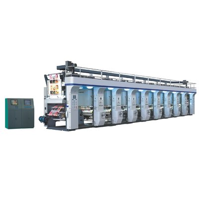 Automatic Gravure Printing Machine , Sticker Printing Machine High Output