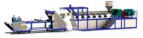 PS PP PE Plastic Film Extrusion Machine Sheet Extruder Type Width 740MM