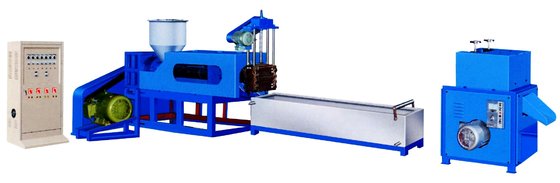 Temperature Control Plastic Pellet Making Machine , Plastic Film Recycling Machine