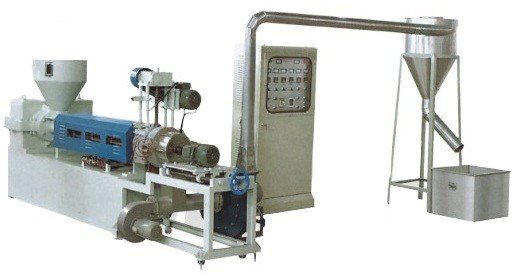 Air Cooling Plastic Granulator Machine PE Hot Cutting Capacity 60-70kg/H