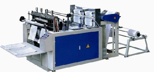 RQ-450*2 Two lines plastic shopping bag sealing and cutting machine