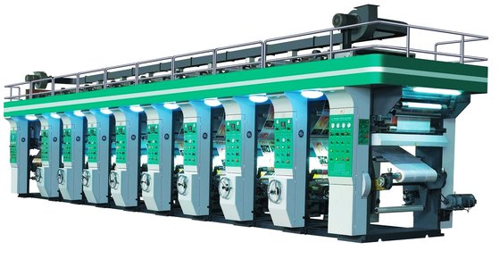 Easy Operate Gravure Printing Machine Accurate Colour Register Temperature Control
