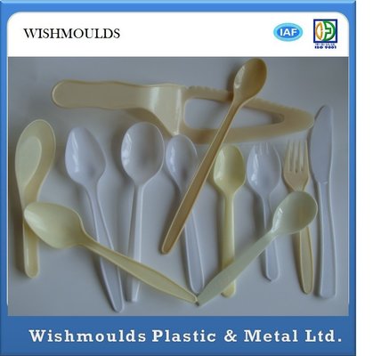 Multi Cavity Plastic Injection Moulding Products For Disposable Plastic Fork