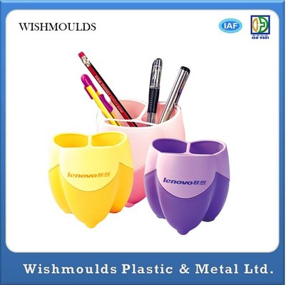 Plastic Injection Molding Promotion Gifts Plastic Cloth / Animal Shaped Pen Holder