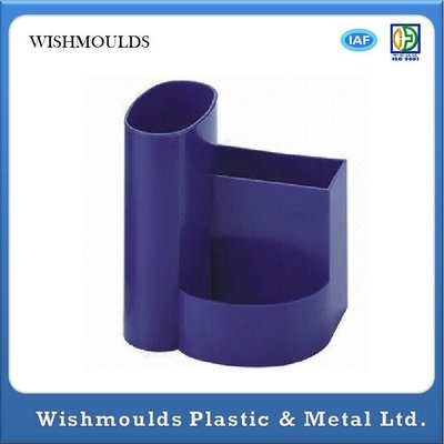 Industrial Injection Molded Plastic Pen Holder / Plastic Container ISO 9001