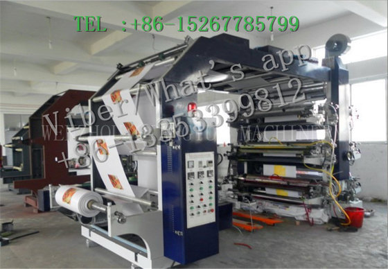 High Speed 6 Color Flexo Printing Machine For Pp Non woven / Paper Rolls