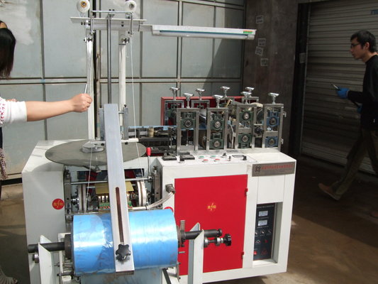 Automatic PE CPE Plastic Bag Making Machine Ultrasonic Controlled