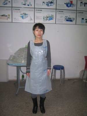 Disposable Apron Bag automatic bag making machine with CE / GOST-R Certificate
