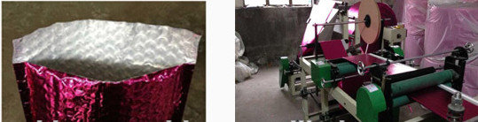 Craft Paper Bubble Mail Plastic Bag Making Machine With Side Sealing 20-120pcs/min