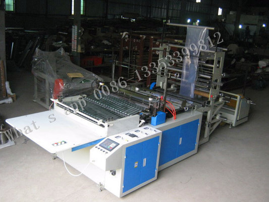 Disposable Soft Loop Handle Plastic Bag Making Machine for HDPE / LDPE