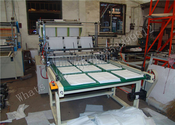 Full Automatic T-shirt Plastic Bag Making Machine with Hot Sealing Cold cutting for Six lines