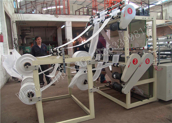Full Automatic T-shirt Plastic Bag Making Machine with Hot Sealing Cold cutting for Six lines