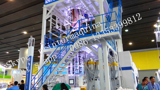Plastic Shopping Bag Blown Film Making Machine With IBC Cooling