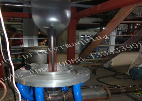 LDPE / HDPE Blown Film Extrusion Machine With SSR +PID Temperature Control