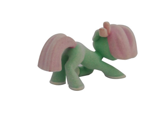 Bei giocattoli di plastica del cavallino di verde vivo, piccolo originale i miei piccoli giocattoli della plastica del cavallino