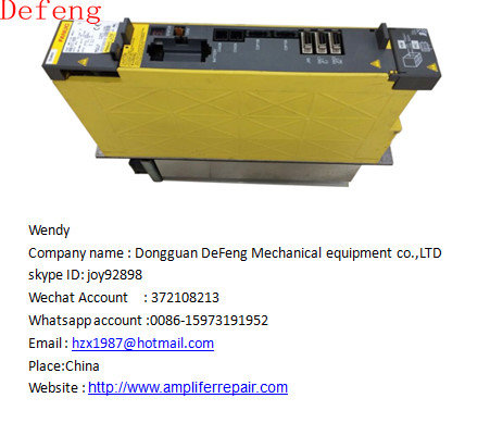 Fanuc servo driver A06B-6102-H226 ,A16B-2203-0070 for injection molding machine use ,Fanuc plastic machine