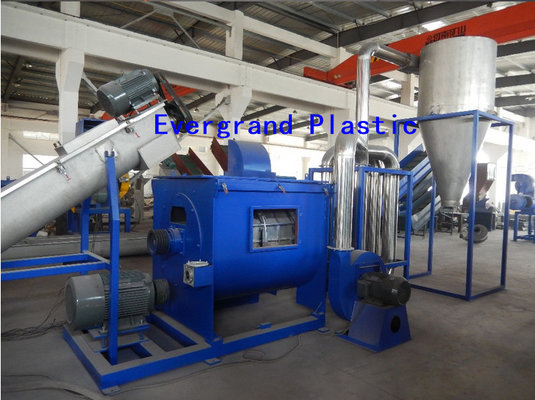 My test Abs PP PE plastic film crushing washing recycling machine line
