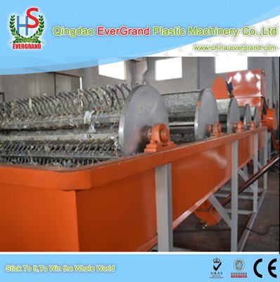Washing PE Recycling Machine , Electrical Control Plastic Garbage Recycling Machine