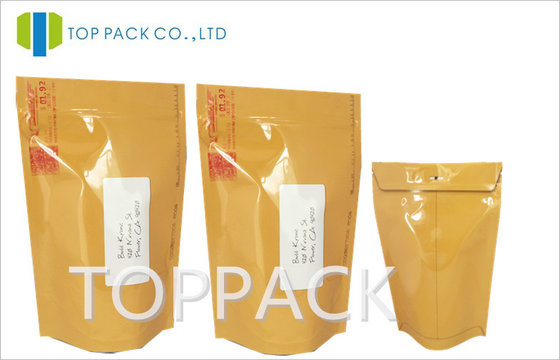 Laminated Standing Pouch Packaging Zip Lock Reusable Food Bag