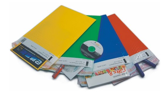 Colored Poly Bubble Envelope BPB 150*230mm LDPE Co-extruded Film