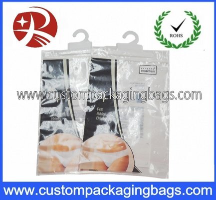 Transparent Plastic Hanger Bags personalized For Underwear
