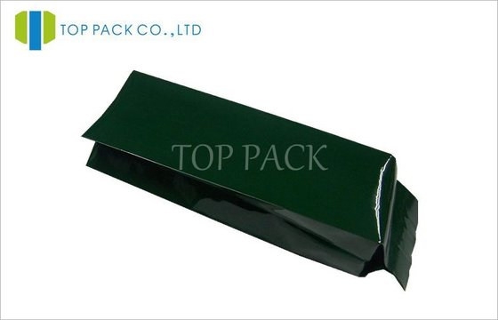 Black Plain Printed Coffee Bags With Valve , 8 oz Aluminum Foil Heat Seal Bags