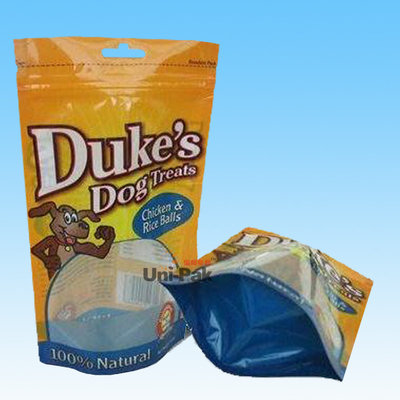 Dog BPA Free Zip Lock Packaging Bags Food Grade  Food Bag Reusable