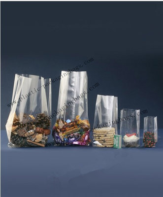 Block Bottom OPP Cellophane Bags Clear 0.05mm for Gift Packaging