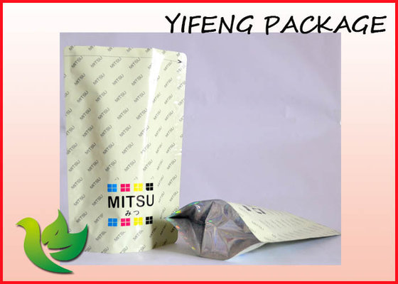Custom Printing Aluminum Foil Bags / Stand Up Foil Bag With Zipper