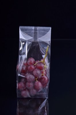Cake Food OPP Packaging Bags Customized Printed Transparent Block Bottom