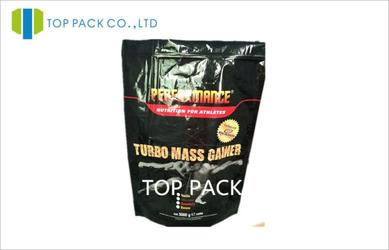 5KG Food Glossy Printed Aluminum Foil Pouches Laminated Stand Up Ziplock