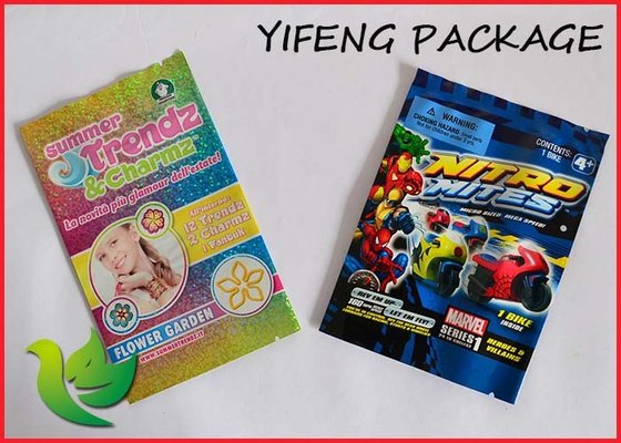 Back Sealing Toy Aluminum Foil Pouch Custom Printing Small bags