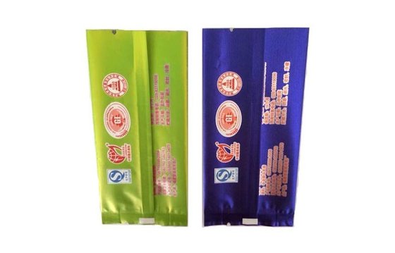Gravure Printing Tea Packaging Bags , High Barrier Mini Foil Organ Bag