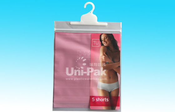 Promotional Guest Customize Colorful Printing Garment Packaging Bag With Zipper