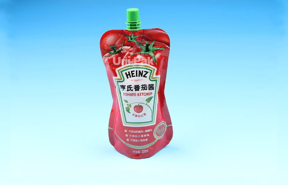 Aluminum Foil Stand Up Spout Pouch Light Weight , Biodegradable Bags