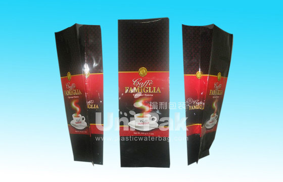 Customized Stand Up Coffee Pouch water resistant , custom printed bags